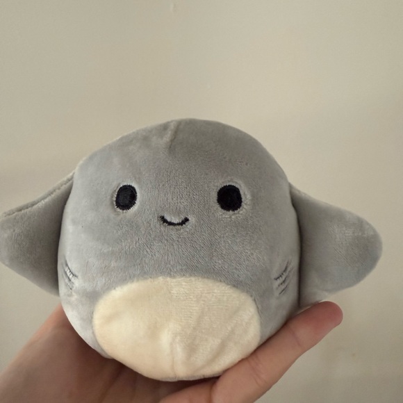 Squishmallows | Other | Squishmallows Gray And Cream Plush Toy | Poshmark